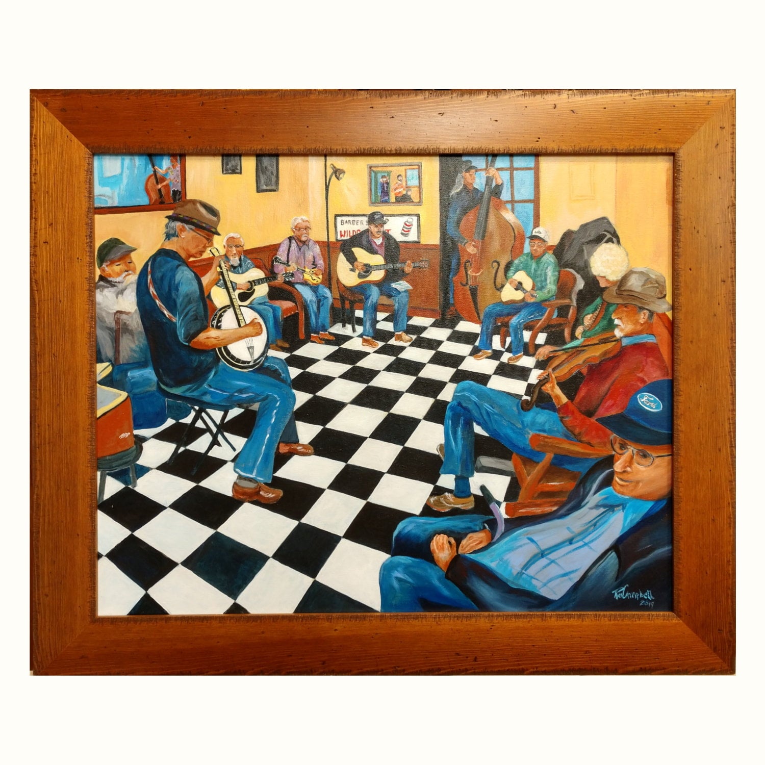 RC - Original, Framed - "The Last Friday Night At 204" | Ron Campbell ...