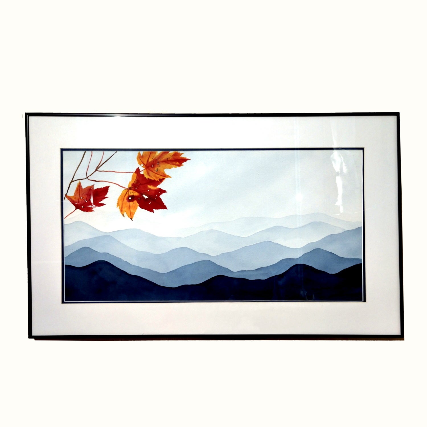 PM - Original, Framed - "Fall Colors on the Ridges” *** SOLD *** | Ron ...