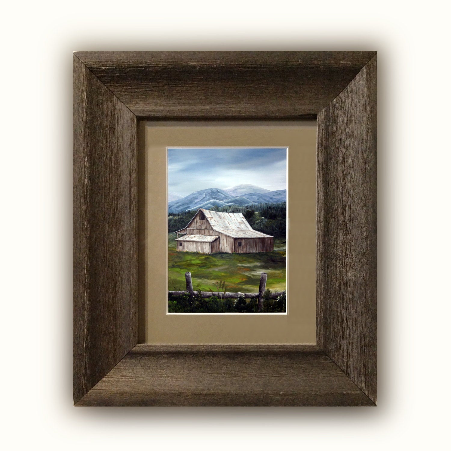 CH - Print, Framed - "Barn with a View (A213)" *** SOLD! *** | Ron ...